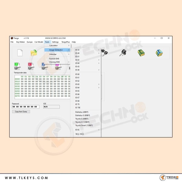 TANGO Key Programmer Update Software