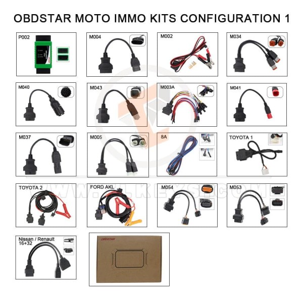OBDSTAR MOTO Immo Kits Configuration 1