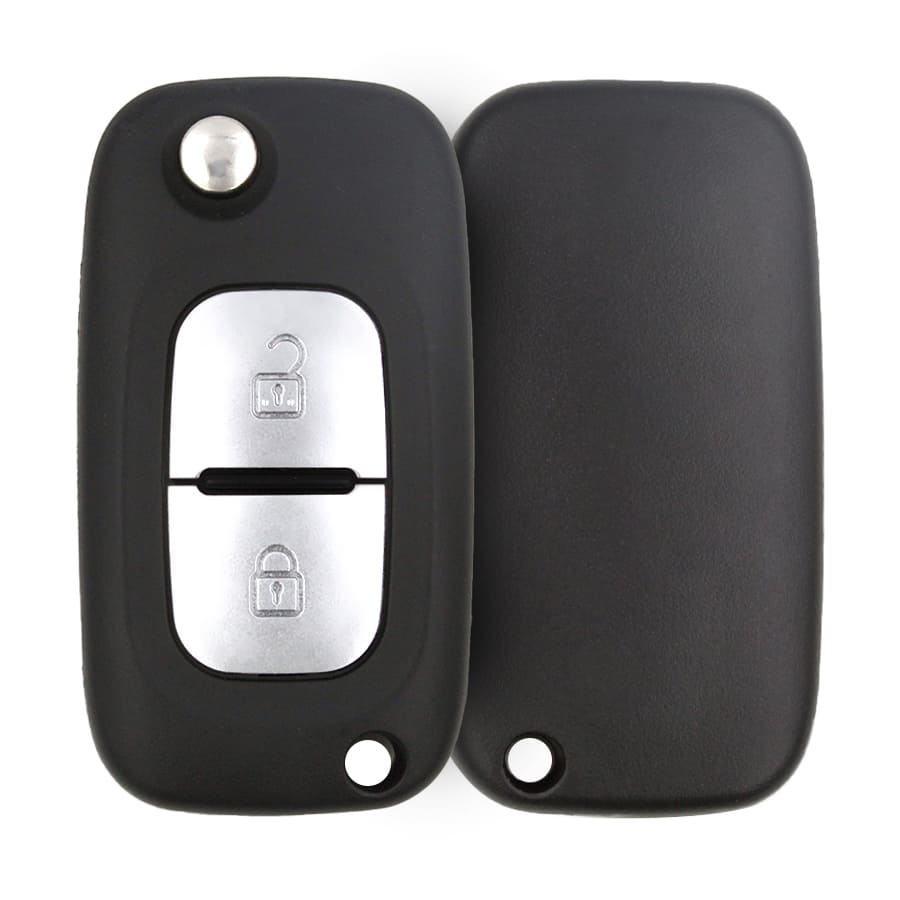 Renault 2016 Flip key Remote Shell 2B Aftermarket Brand