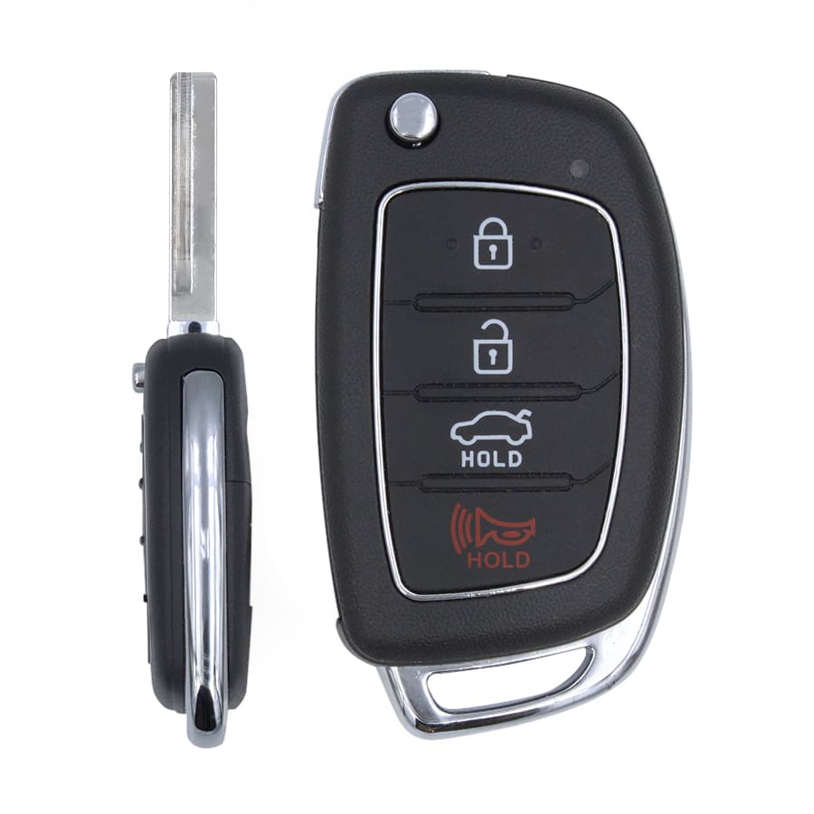 Hyundai 2019 Flip Key Shell 4B Aftermarket Brand