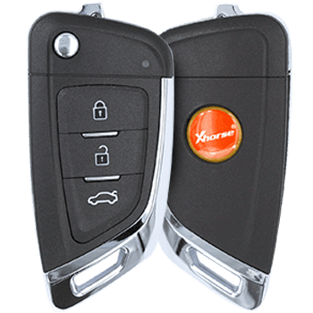 Xhorse XKKF03EN Wired Flip Remote Key 3 Buttons