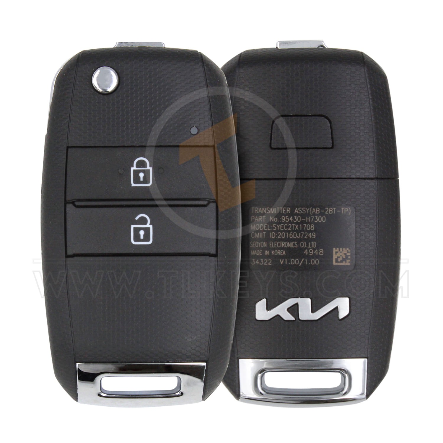 95430-H7300 Genuine Kia Flip Key Remote