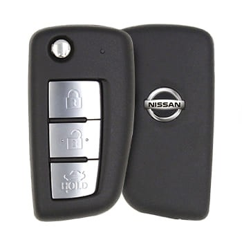 Original Nissan Flip Key Remote Rouge