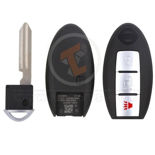 Nissan Smart Key Remote Shell 3b Aftermarket Brand