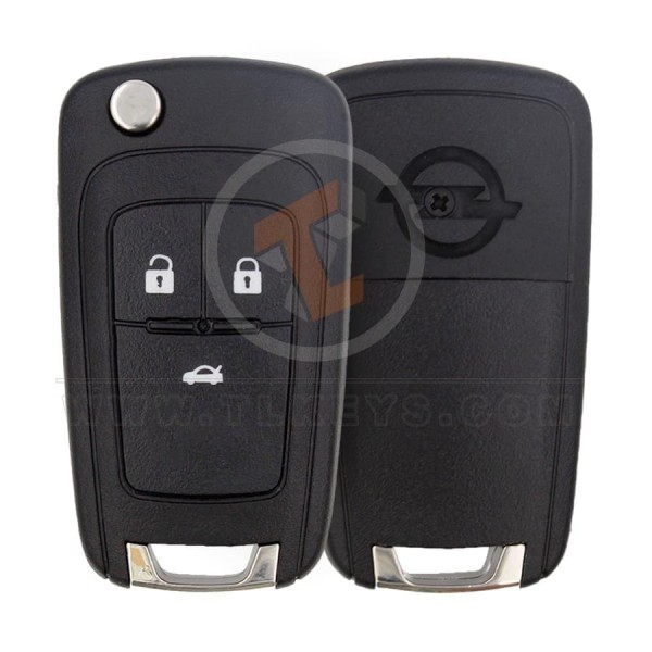 Opel 2018 Key Shell 3B Aftermarket Brand