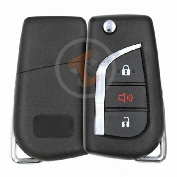 Toyota Corolla 2016-2020 Flip Key Remote Shell 3 Buttons